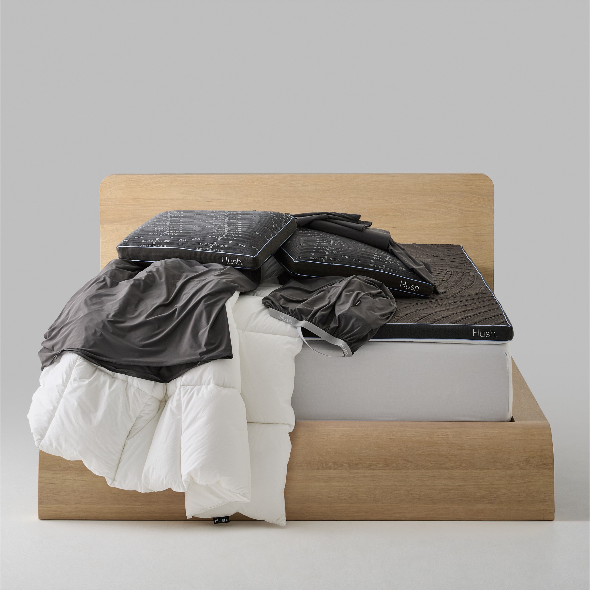 Our Coolest Bedding & Topper Set: The Graph-Iced Bundle | Hush US ...